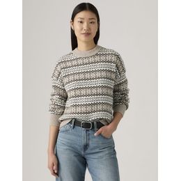 Levi's Levis Pullover in Beige/ Wei&szlig; - 65% | Gr&ouml;&szlig;e S | Damen-pullover-cardigans