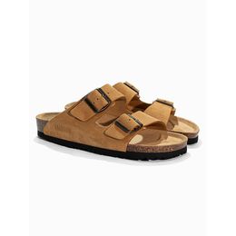 BACKSUN Pantoletten "Bali" in Hellbraun - 57% | Gr&ouml;&szlig;e 40 | Damen-pantoletten