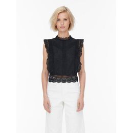 Only Bluse "Karo" in Schwarz - 42% | Gr&ouml;&szlig;e M | Damen-blusen