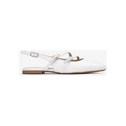 Unisa Leder-Ballerinas in Wei&szlig; - 53% | Gr&ouml;&szlig;e 40 | Damen-ballerinas