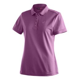 Maier Sports Funktionspoloshirt "Ulrike" in Lila - 39% | Gr&ouml;&szlig;e 38 | Damen-outdoor-tops-shirts