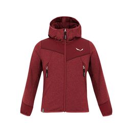 Salewa Fleecejacke "Agner Melange Polarlite" in Bordeaux - 50% | Gr&ouml;&szlig;e 140 | Kids-fleecejacken-fleecepullover