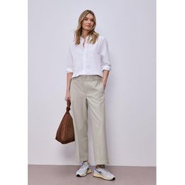 Street One Hose in Beige/ Grau - 48% | Gr&ouml;&szlig;e W44/L28 | Damenhosen