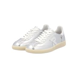 Rieker Leder-Sneakers in Silber - 47% | Gr&ouml;&szlig;e 43 | Damen-sneakers
