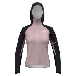 Salewa Funktionsjacke "Vento Powertex 2.5 Layers" in Schwarz/ Rosa - 66% | Gr&ouml;&szlig;e 40 | Damen-outdoorjacken