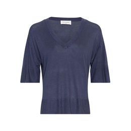 MOSS COPENHAGEN Bluse in Dunkelblau - 63% | Gr&ouml;&szlig;e M/L | Damen-blusen