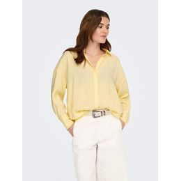 Only Hemd in Gelb - 52% | Gr&ouml;&szlig;e XS | Damen-blusen
