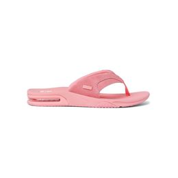 Reef Leder-Zehentrenner "Fanning" in Rosa - 41% | Gr&ouml;&szlig;e 42,5 | Damen-sandalen