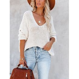 Milan Kiss Pullover in Creme - 68% | Gr&ouml;&szlig;e L | Damen-pullover-cardigans