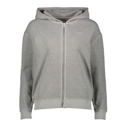 Pepe Jeans Sweatjacke in Grau - 60% | Gr&ouml;&szlig;e L | Damen-sweatshirts-jacken
