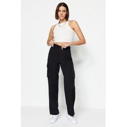 Trendyol Hose in Schwarz - 54% | Gr&ouml;&szlig;e 42 | Damenhosen
