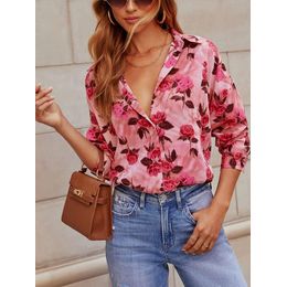 Milan Kiss Bluse in Rosa - 56% | Gr&ouml;&szlig;e S | Damen-blusen