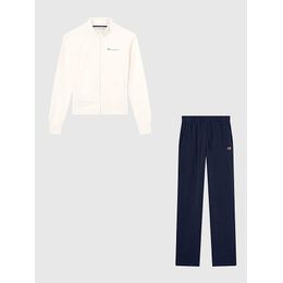 Champion 2tlg. Trainingsanzug in Creme/ Dunkelblau - 38% | Gr&ouml;&szlig;e L | Damen-sporthosen