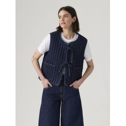 Levi's Levis Weste in Dunkelblau - 58% | Gr&ouml;&szlig;e L | Damenjacken