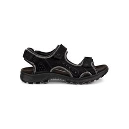 Ecco Leder-Sandalen "Onroads" in Schwarz - 55% | Gr&ouml;&szlig;e 41 | Damen-sandalen