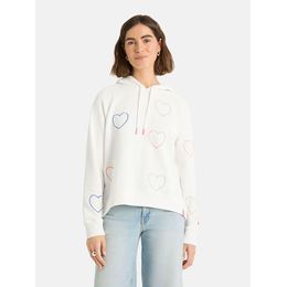 LIEBLINGSST&Uuml;CK LIEBLINGSST&Uuml;CK Hoodie "Air" in Wei&szlig; - 53% | Gr&ouml;&szlig;e XL | Damen-sweatshirts-jacken
