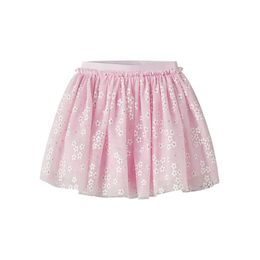 name it Rock "Floral" in Rosa - 48% | Gr&ouml;&szlig;e 98 | Kinderroecke