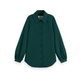Scotch & Soda Scotch & Soda Bluse in Petrol - 75% | Gr&ouml;&szlig;e 40 | Damen-blusen