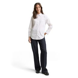 Tom Tailor Hemd in Wei&szlig; - 64% | Gr&ouml;&szlig;e 38 | Damen-blusen