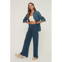 Trendyol Sweathose in Blau - 60% | Gr&ouml;&szlig;e S | Damenhosen