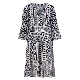 Sublevel Kleid in Dunkelblau/ Creme - 66% | Gr&ouml;&szlig;e XXL | Damen-kleider