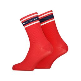 maloja Sportsocken "AletschhornM." in Rot - 43% | Gr&ouml;&szlig;e 36-38 | Herren-sportausruestung