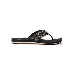 Reef Zehentrenner "Reef Spring" in Schwarz/ Creme - 28% | Gr&ouml;&szlig;e 40 | Damen-sandalen