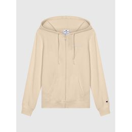 Champion Sweatjacke in Beige - 53% | Gr&ouml;&szlig;e L | Damen-sweatshirts-jacken
