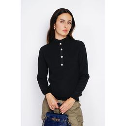 ASSUILI Kaschmir-Pullover in Schwarz - 79% | Gr&ouml;&szlig;e 42 | Damen-pullover-cardigans