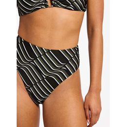 Jets Bikini-Hose in Khaki/ Schwarz - 55% | Gr&ouml;&szlig;e M | Damen-bademode