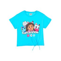 Gabby's Dollhouse Shirt "Gabby's Dollhouse" in T&uuml;rkis - 50% | Gr&ouml;&szlig;e 116 | Kinder-oberteile
