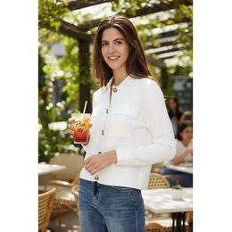 William de Faye Cardigan in Wei&szlig; - 76% | Gr&ouml;&szlig;e 34 | Damen-pullover-cardigans