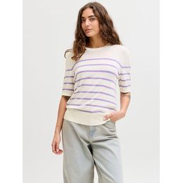 Jack & Jones JJXX Shirt "Layla" in Creme/ Lila - 40% | Gr&ouml;&szlig;e S | Damen-tops
