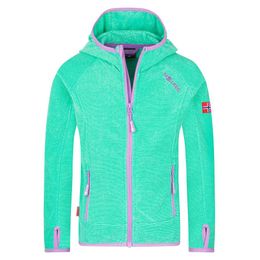 Trollkids Fleecejacke "Sandefjord" in T&uuml;rkis - 39% | Gr&ouml;&szlig;e 122 | Kids-fleecejacken-fleecepullover