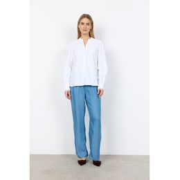 soyaconcept Bluse "Netti" in Wei&szlig; - 58% | Gr&ouml;&szlig;e XS | Damen-blusen