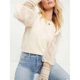 Milan Kiss Bluse in Creme - 70% | Gr&ouml;&szlig;e L | Damen-blusen