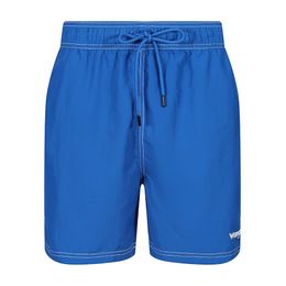 Wrangler Badeshorts "Lima" in Blau - 45% | Gr&ouml;&szlig;e L | Herren-bademode-sport