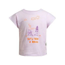 Jack Wolfskin Shirt "Take a Break" in Lila - 60% | Gr&ouml;&szlig;e 92 | Kinder-oberteile