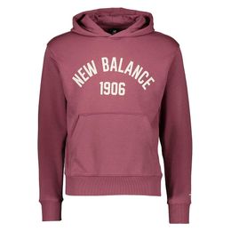 New Balance Hoodie "Essentials Varsity" in Pink - 52% | Gr&ouml;&szlig;e L | Herren-sweatshirts-jacken