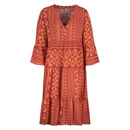 Sublevel Kleid in Orange/ Beere - 66% | Gr&ouml;&szlig;e XXL | Damen-kleider