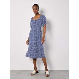 Apricot Kleid in Blau - 53% | Gr&ouml;&szlig;e L | Damen-kleider