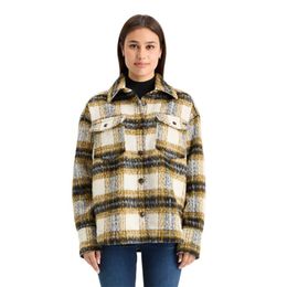 Scotch & Soda Scotch & Soda Hemdjacke in in Beige/ Schwarz - 84% | Gr&ouml;&szlig;e XS | Damenjacken