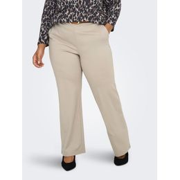 Only Carmakoma Hose in Beige - 48% | Gr&ouml;&szlig;e 48/L32 | Damenhosen