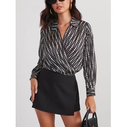 Milan Kiss Bluse in Schwarz - 62% | Gr&ouml;&szlig;e M | Damen-blusen