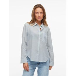 Vila Bluse in Hellblau - 72% | Gr&ouml;&szlig;e 38 | Damen-blusen