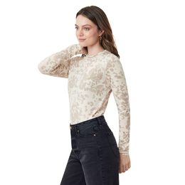 Scotch & Soda Scotch & Soda Longsleeve in Creme/ Beige - 61% | Gr&ouml;&szlig;e M | Damen-tops