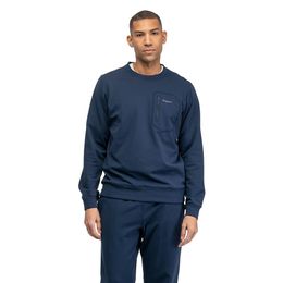 Bergans Funktionssweatshirt "Midtli" in Dunkelblau - 52% | Gr&ouml;&szlig;e M | Herren-sportshirts