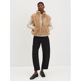 someday Wende-Teddyweste "Vaari" in Camel - 64% | Gr&ouml;&szlig;e 38 | Damenjacken