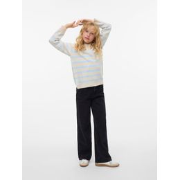 Vero Moda Girl Pullover "Doffy" in Beige/ Hellblau - 40% | Gr&ouml;&szlig;e 158/164 | Kinder-pullover