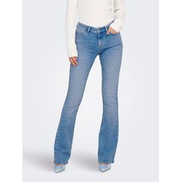 Only Jeans - Flared fit - in Hellblau - 42% | Gr&ouml;&szlig;e XL/L30 | Damenjeans
